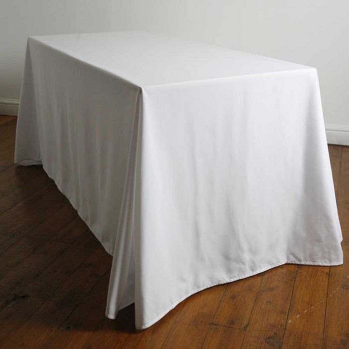 White Tablecloths Available In 19 Sizes Next Day Delivery